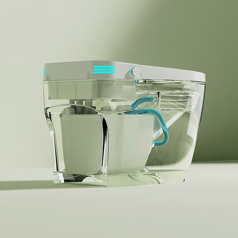 Splash Guard Low Flow Toilet | Low Flush Toilet - Jabra Sanitary