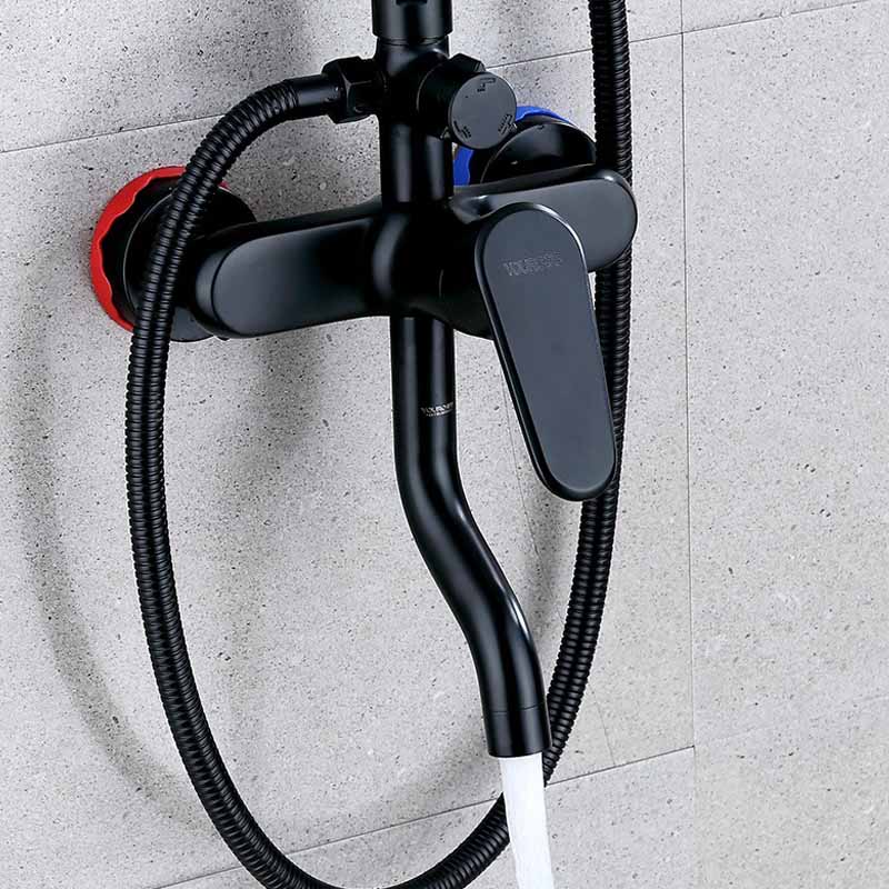 Matte Black Bathroom Shower Set - Jabra Sanitary