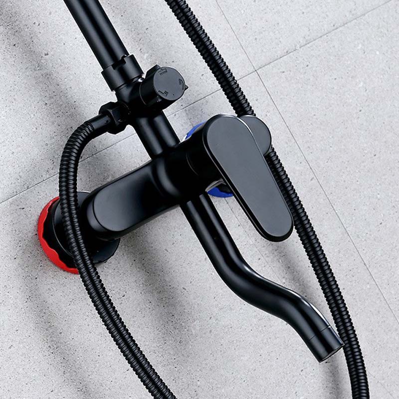 Matte Black Bathroom Shower Set - Jabra Sanitary