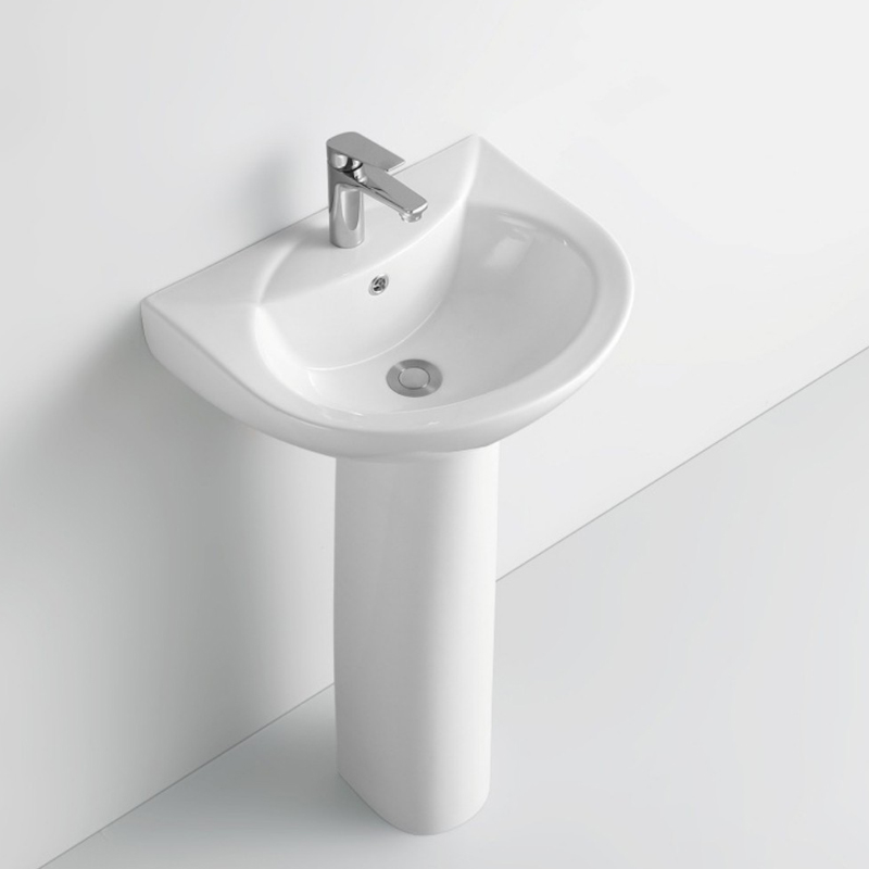 Full Pedestal Wash Basin | Ceramic Pedestal Wash Basin - Jabra Sanitary