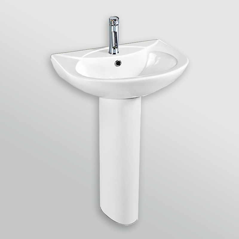 Full Pedestal Wash Basin | Ceramic Pedestal Wash Basin - Jabra Sanitary