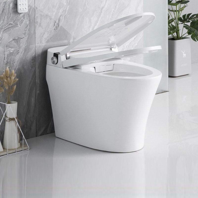 Comfort Height Rimless Toilet with Zero Water Pressure - Jabra Sanitary