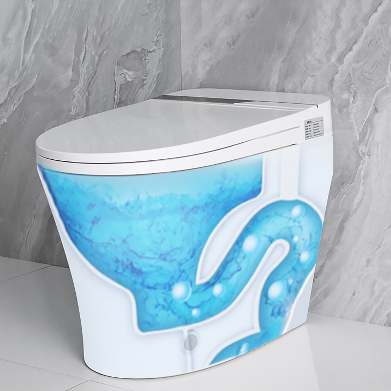 Comfort Height Rimless Toilet with Zero Water Pressure - Jabra Sanitary