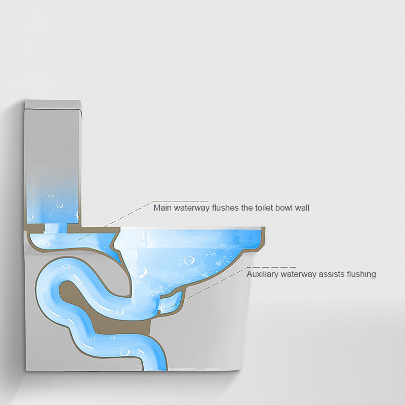 Dual Flush Round Toilet for Bathroom Project - Jabra Sanitary